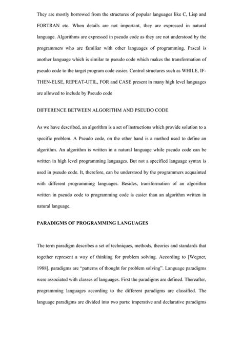 Algorithm Vs Pdf