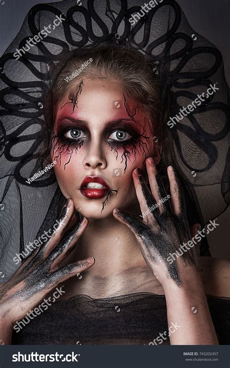 Sexy Dark Princess Halloween Make Stock Photo Shutterstock