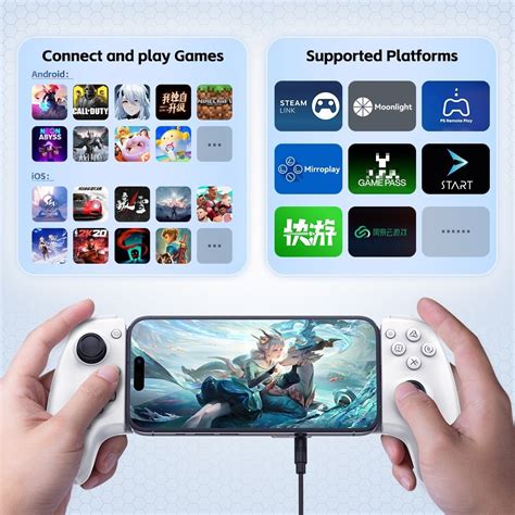 Gamwing Aobing Max Mobile Phone Game Controller Gamepad Joystick Type C Wired And Bt Compatible
