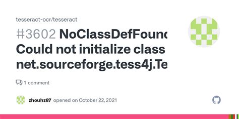 Noclassdeffounderror Could Not Initialize Class Netsourceforgetess4j