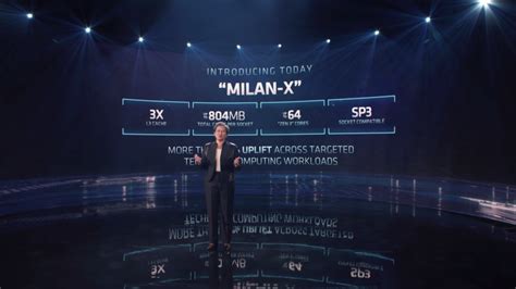 Amd Unveils Next Gen Epyc Milan X Cpus First To Feature D V Cache Tech With Insane Mb Cache