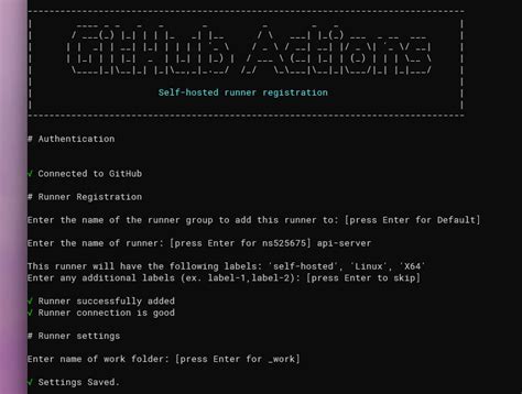 how to run github actions builds on your own servers with self hosted