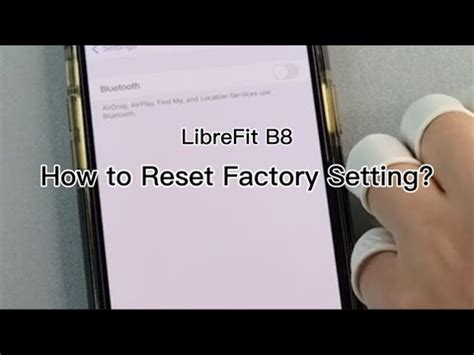 How To Reset Factory Setting LibreFit B Bone Conduction OWS Headphones YouTube