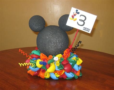 Mickey Mouse Balloon Centerpiece Mickey Mouse Centerpiece Mickey