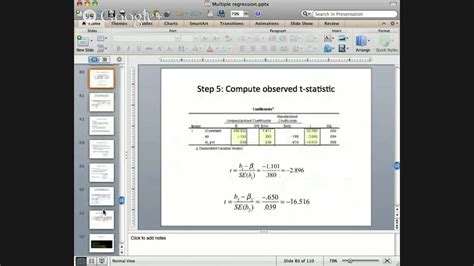 multiple regression lecture hypothesis testing youtube