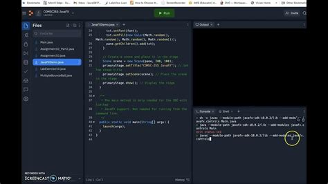 How To Run Javafx On Replit Youtube