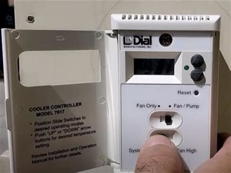 How To Install A Thermostat On An Evaporative Swamp Cooler Howto Hvac