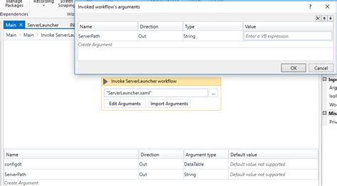 Object Reference Not Set To An Instance In Invoke Workflow Variables