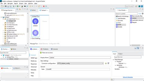 mulesoft creating first mule application