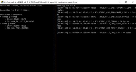Ccscc2640r2f Master Com Port Is Not Connecting With Rtls Agent Bluetooth Forum Bluetooth®︎