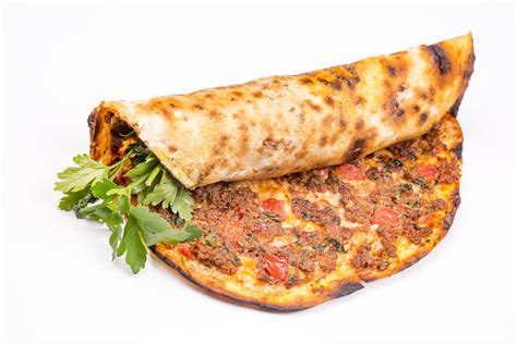 Traditional Delicious Turkish Foods Turkish Pizza Lahmacun Turkish