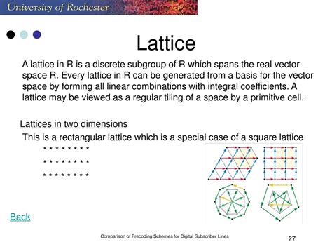 Ppt Comparison Of Precoding Schemes For Digital Subscriber Lines Powerpoint Presentation Id