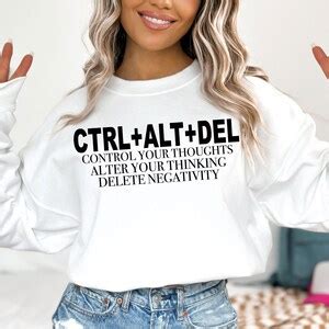 Ctrl Alt Del SVG Success Svg Mindset Svg Work Svg Boss Motivational Png Cut File Etsy