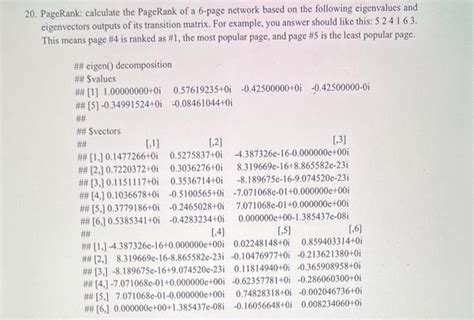 PageRank Calculate The PageRank Of A Page Chegg