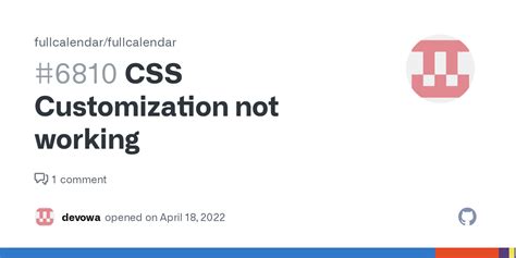 Css Customization Not Working · Issue 6810 · Fullcalendarfullcalendar