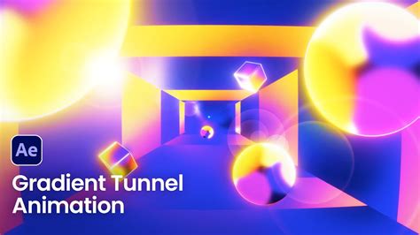 Gradient Glowing Tunnel Animation In After Effects Motion Design