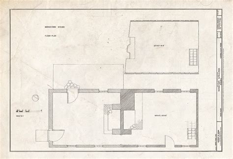 Blueprint Habs Va 1378 A Sheet 3 Of 9 Morven Farm Outbuildings O