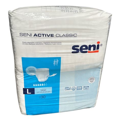 Seni Active Classic Scutece Adulti Large L 30 Bucati Metalochimice