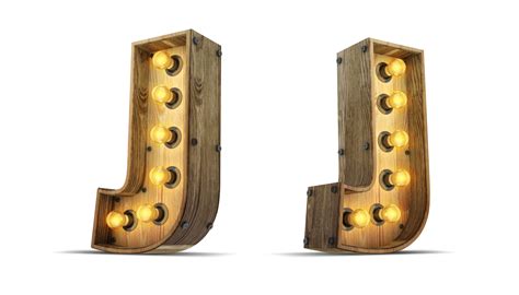 Wood Alphabet With Light Bulb Png