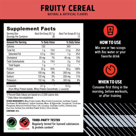 Gnc Amp Wheybolic Original Fruity Cereal 26 Servings Gnc