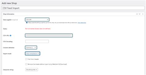 CSV Feed Import For Affiliate Products