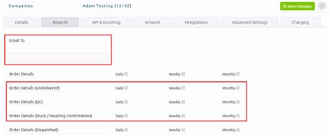 Automated Order Status Notification Reports