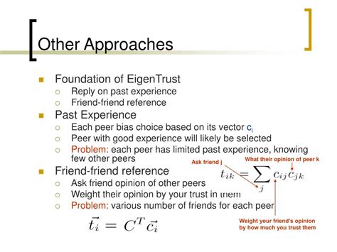 ppt the eigentrust algorithm for reputation management in p2p