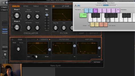 Retro Synth Brief Overview for Beginners Logic Pro X - YouTube