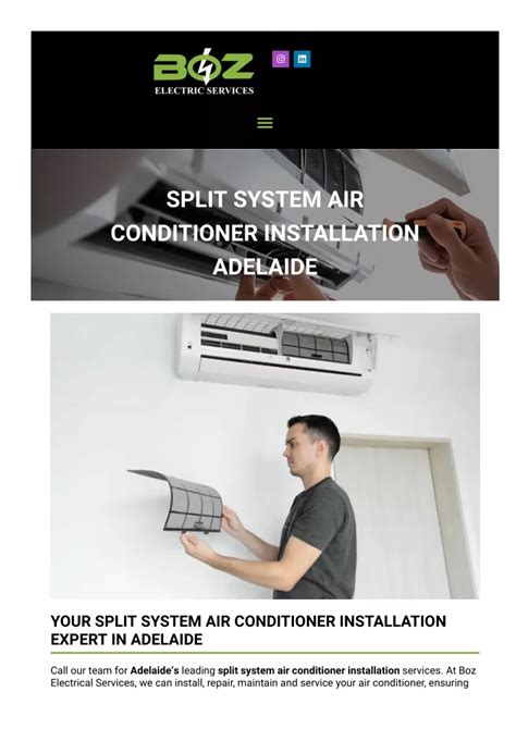 PPT Split System Air Conditoning Installation Adelaide PowerPoint Presentation ID