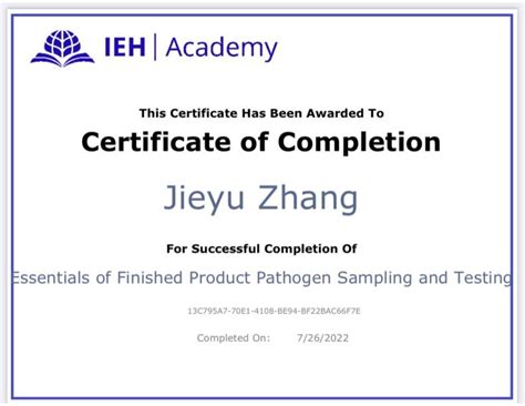 jieyu zhang on linkedin training