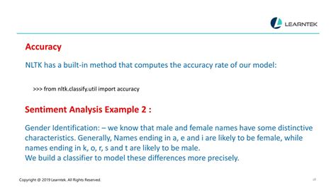 Ppt Nltk Sentiment Analysis Powerpoint Presentation Free Download
