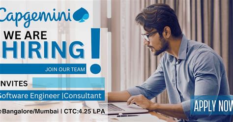 New Jobs Updates Capgemini Hiring Freshers 2024 Any Degree Bangalore And Mumbai Apply Now