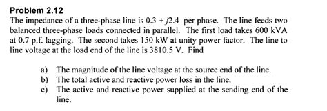 Repeat Problem 212 Using Per Unit Values Assuming