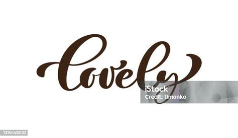 서예 문자 브러시 텍스트 사랑스러운 벡터 손 그려진 격리 된 구입니다 그림 낙서 스케치 인사말 카드 인쇄를위한 고립 된 디자인 가리기에 대한 스톡 벡터 아트 및 기타 이미지