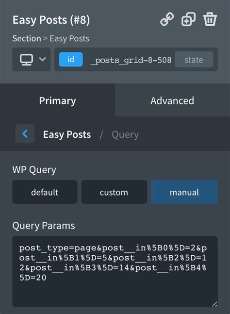 How To Generate Query String For Easy Posts And Repeaters In Oxygen