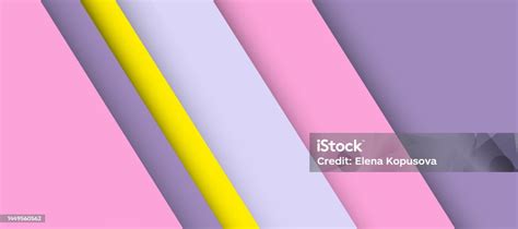 현실적인 스타일의 추상 다채로운 종이 줄무늬 배경 앱 웹사이트 프레젠테이션 또는 디자인을 위한 현대적이고 세련된 배경 0명에 대한 스톡 벡터 아트 및 기타 이미지 Istock