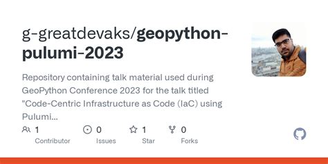 Github G Greatdevaksgeopython Pulumi 2023 Repository Containing Talk Material Used During