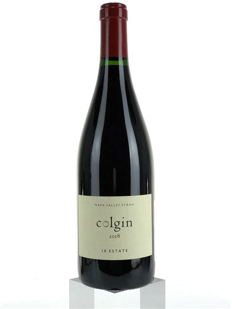 2018 Colgin Cellars Ix Estate Syrah Napa Valley Bottle 750ml