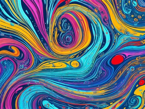 Premium Photo Colorful Abstract Background With Swirling Patterns