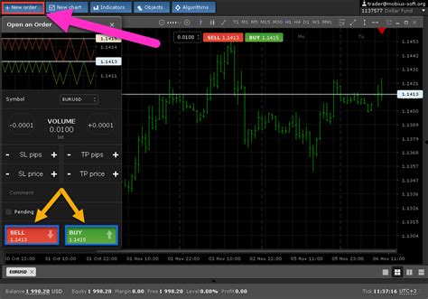 Opening Orders Terminal Documentation Mobiustrader 7