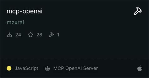 MCP OpenAI Server Glama