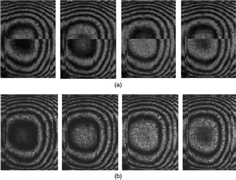 A Four Polarization Phase Shifted Interferograms At Gray Scale Value Download Scientific