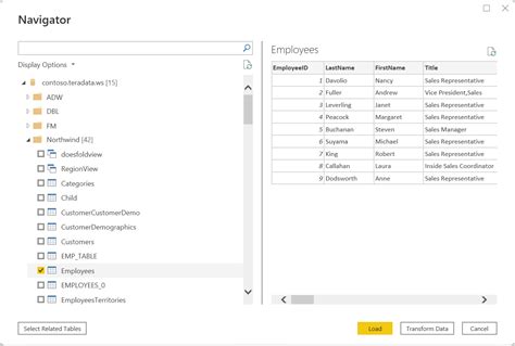 Conector De Banco De Dados Teradata Do Power Query Power Query Microsoft Learn