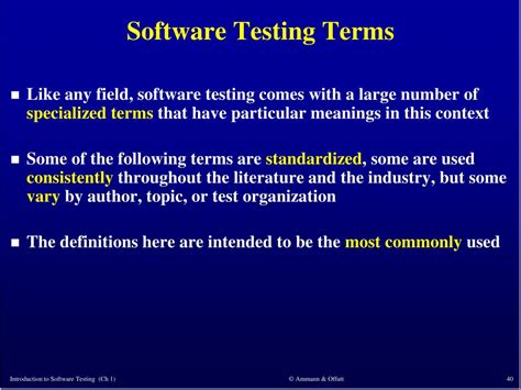 Ppt Introduction To Software Testing Chapter 1 Introduction And The Model Driven Test Design