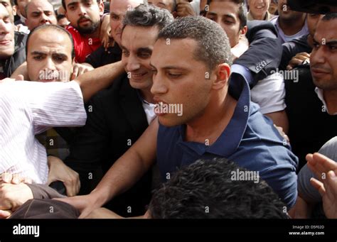 March 31 2013 Cairo Cairo Egypt Egyptian Artist Bassem Yousef