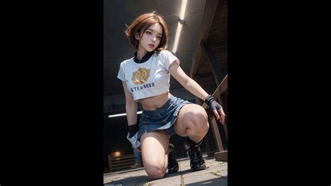 Ai Art Look Book Beautiful Action Girl 아름다운 액션 소녀 Youtube