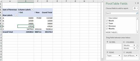 Microsoft Excel How To Sum The Values Up Based On Team And Month Super User