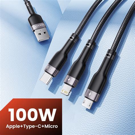 In USB Type C Micro Cable For Xiaomi Huawei W Fast Charging Wire Cord Shopee Philippines