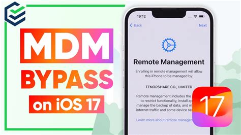 [new ] Mdm Bypass On Iphone After Update To Ios 16 17 Remote Management Iphone Remove 2023