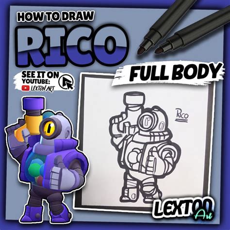 How To Draw Brawl Stars Rico How To Draw Brawl Stars Rico